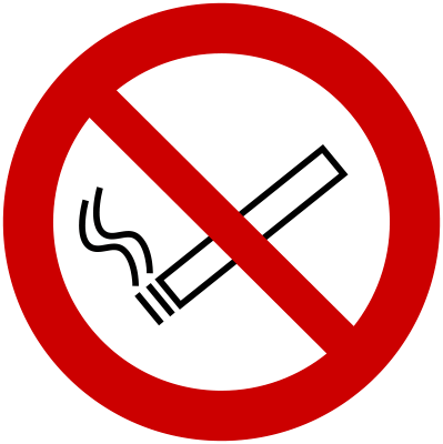 Verboden te roken P002 pictogram conform ISO 7010